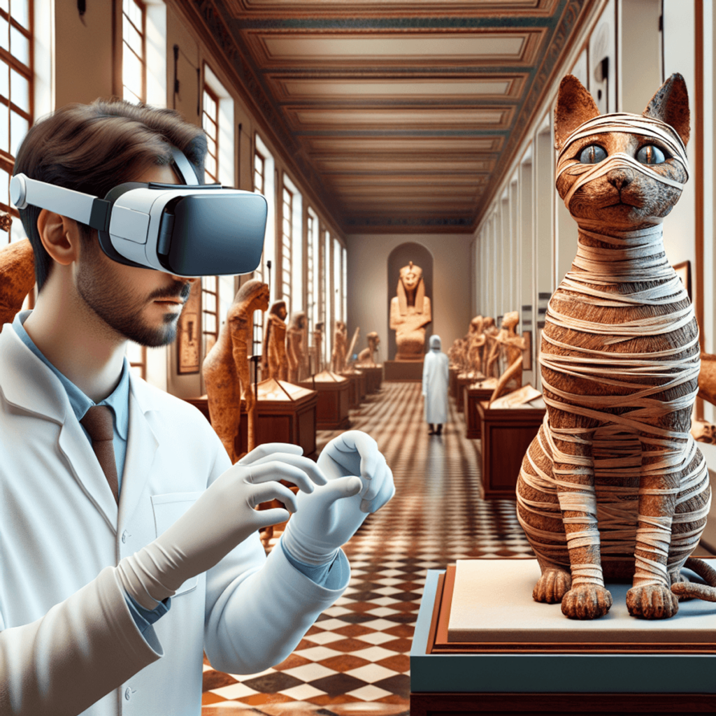 Exploring History: Inside the Virtual World of an Ancient Egyptian Cat Mummy - The VR Collective ...